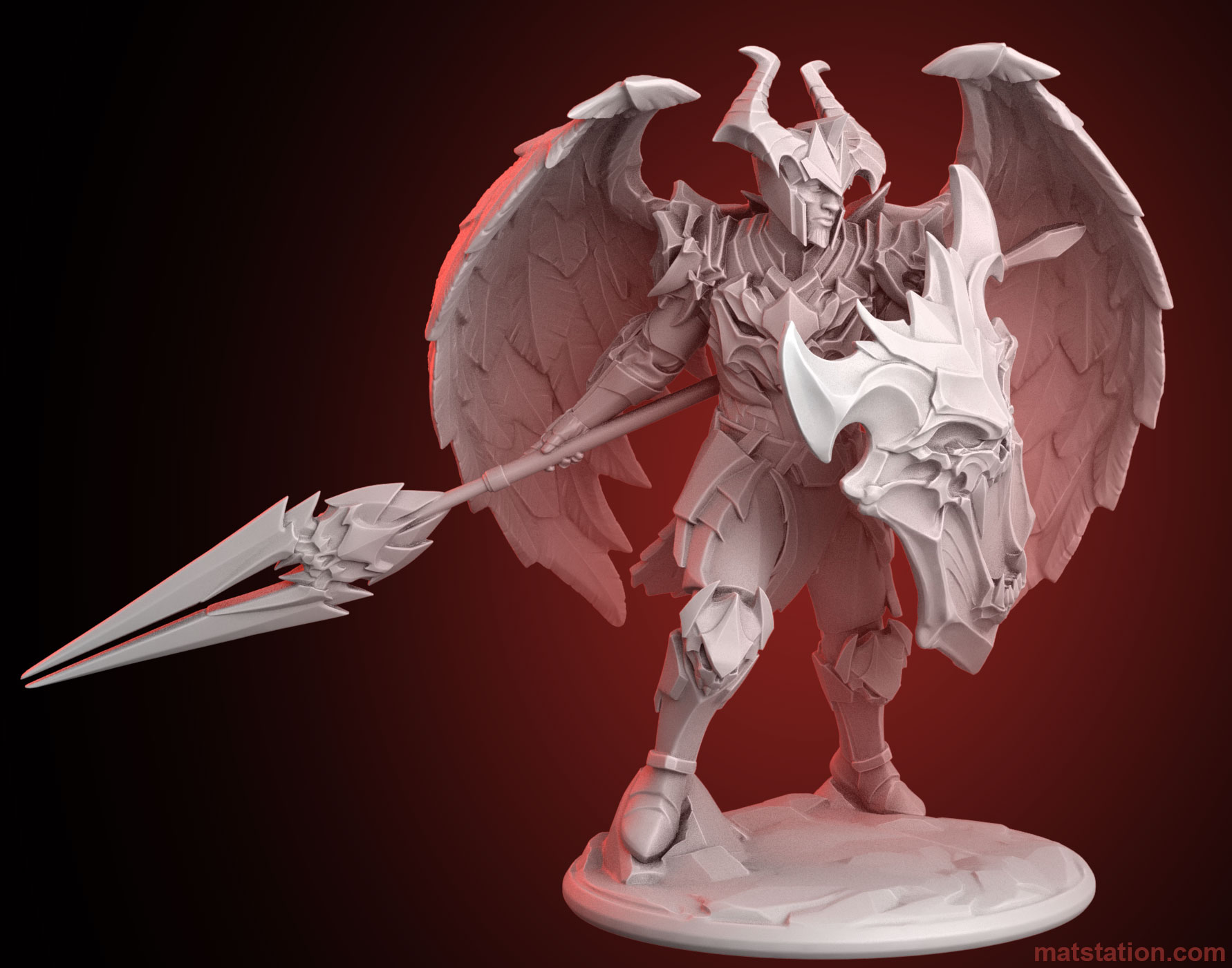 Free STL file Devil knight 😈・3D printer design to download・Cults