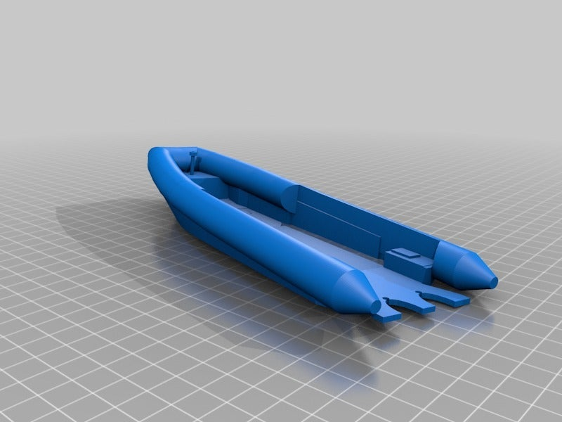 Free STL file Rigid Hull Inflatable Boat - 1/50ème 🛥️・Model to download ...