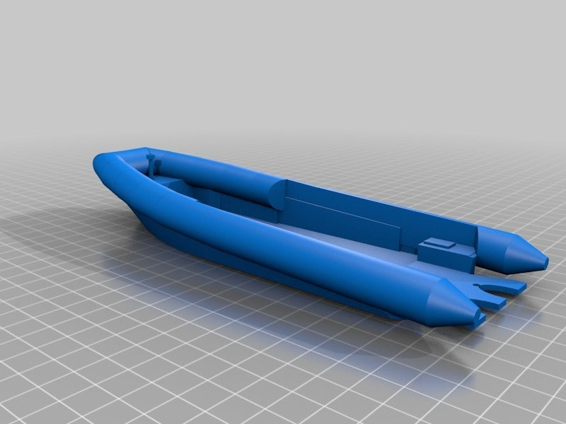 Free STL file Rigid Hull Inflatable Boat - 1/50ème 🛥️・Model to download ...