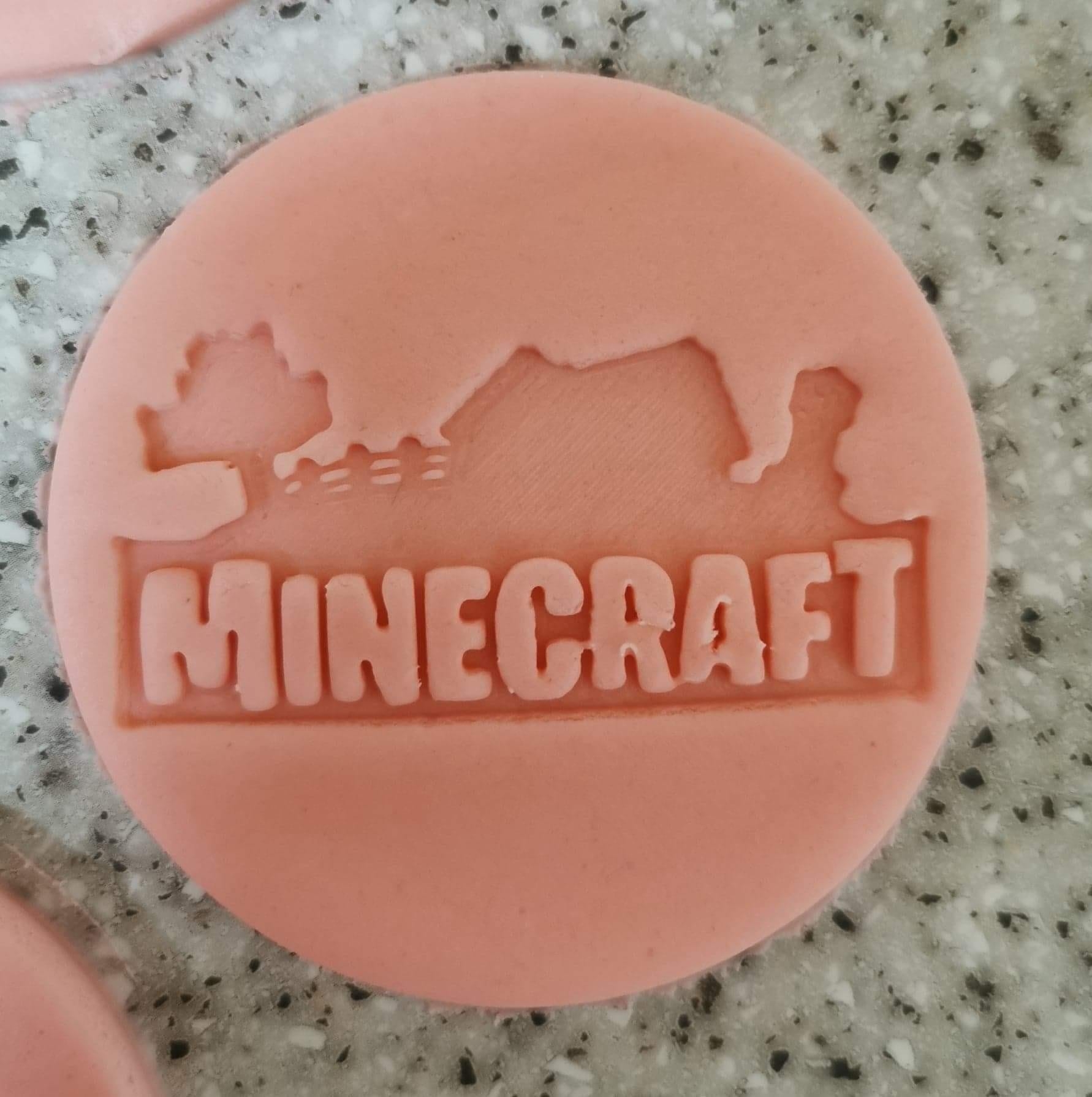 STL file Minecraft embosser ideal for cupcakes decoration・3D printable ...