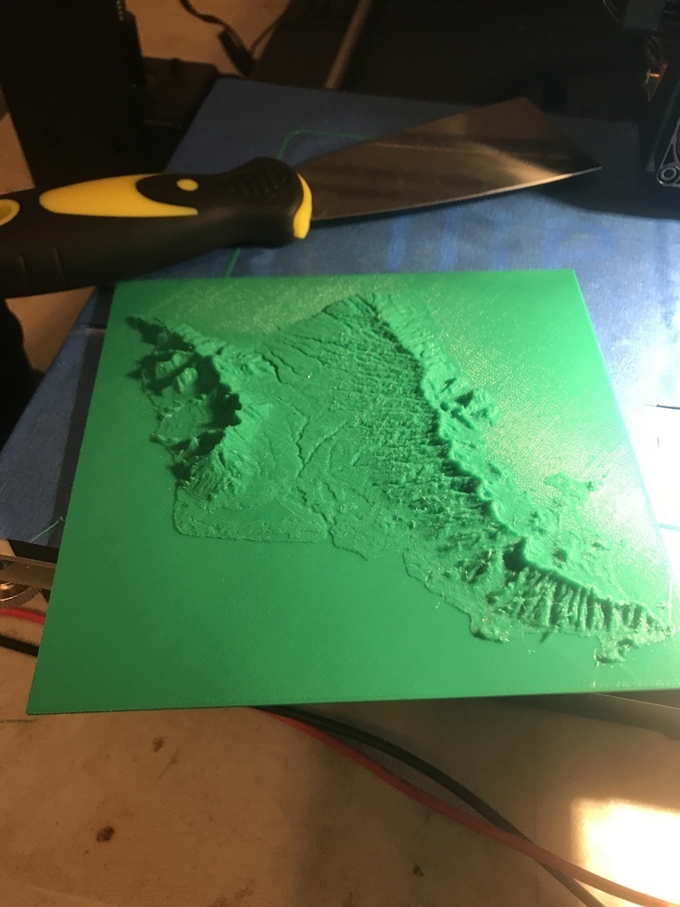 Free STL file Oahu Topographical Hawaii・3D printing model to download・Cults
