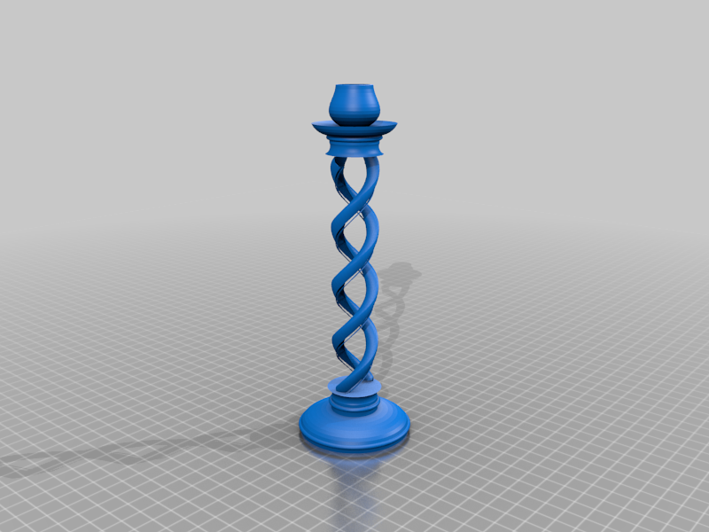 Free STL file Candle holder II・3D printer model to download・Cults