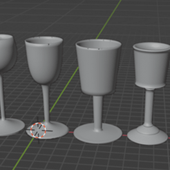 Download free STL file Glass collection II 1:3 scale • 3D printer ...