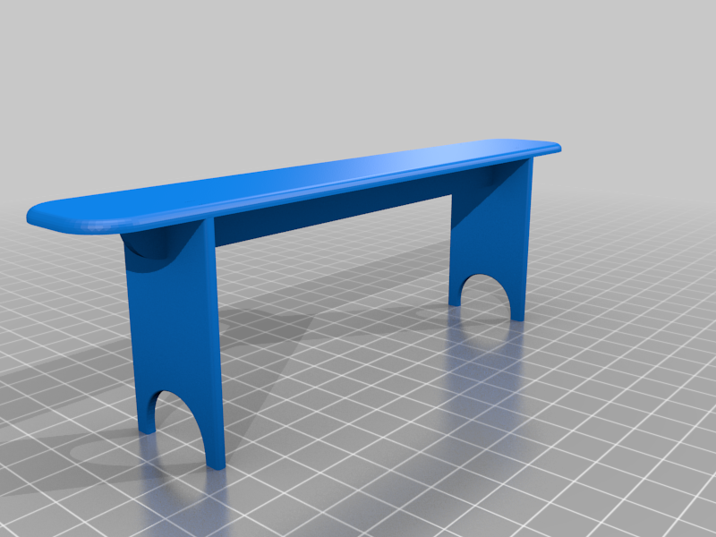 Free STL file bench・Object to download and to 3D print・Cults