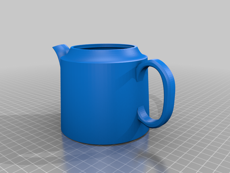 Free STL file teapot・3D printing model to download・Cults