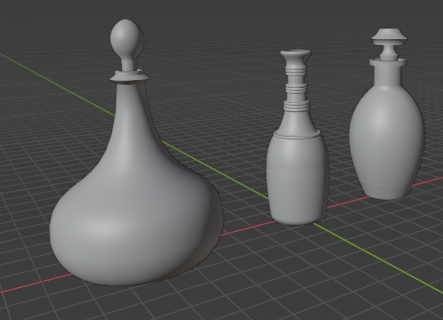 Free STL file bottle collection 1:3 model IV・Object to download and to ...