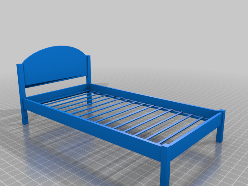 Free STL file bed・3D printable design to download・Cults