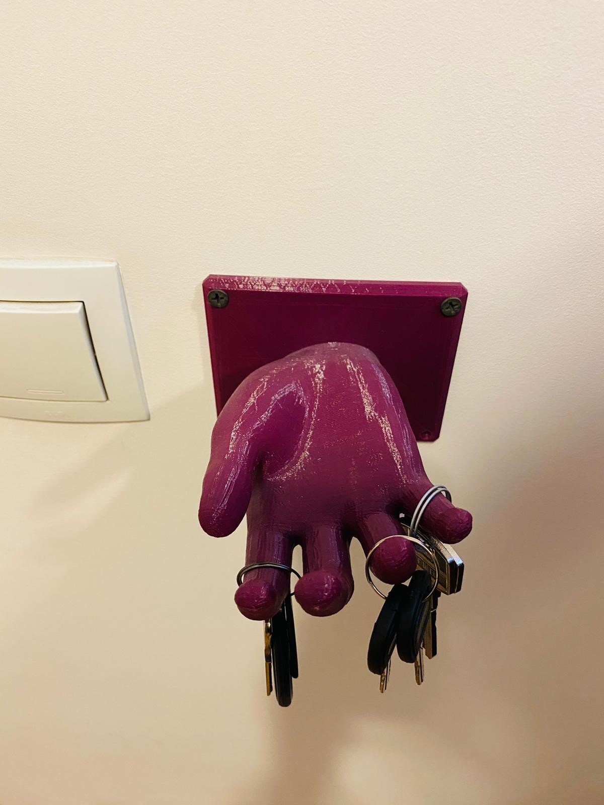 Free STL file Hand Key Holder ・Template to download and 3D print・Cults