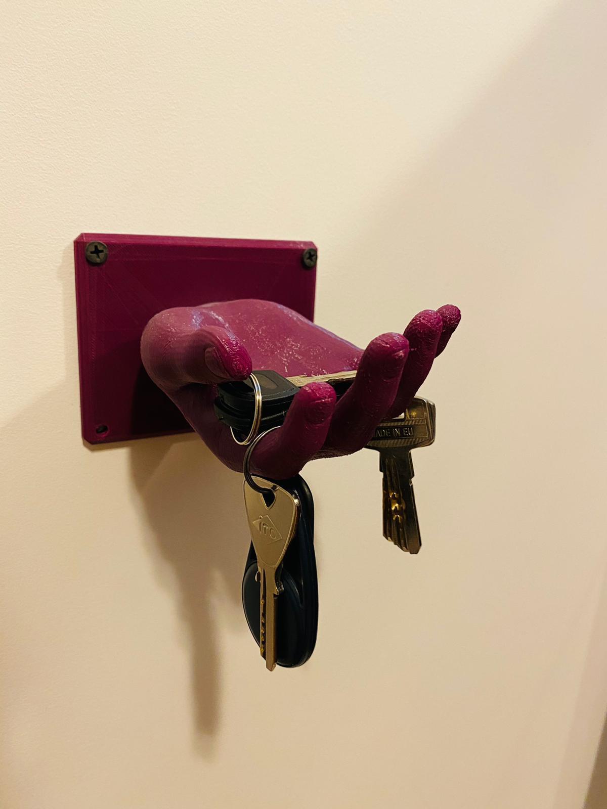 Free STL file Hand Key Holder・Template to download and 3D print・Cults
