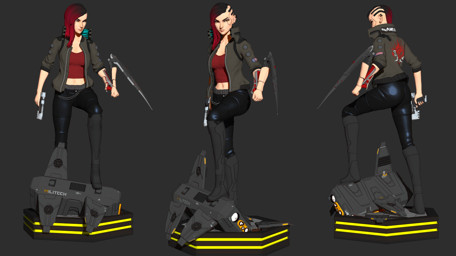 3D file V - Cyberpunk 2077・3D print design to download・Cults