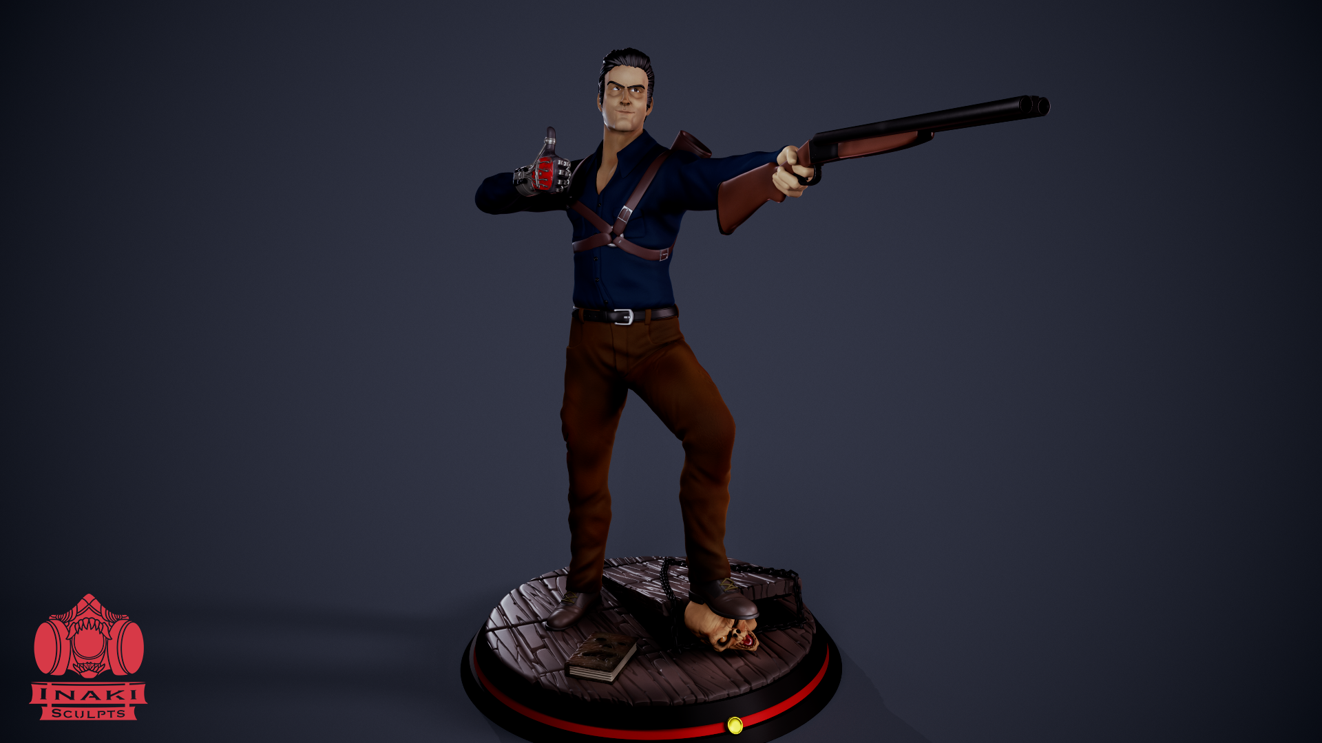 3D file Ash Williams 🗿・3D printable model to download・Cults