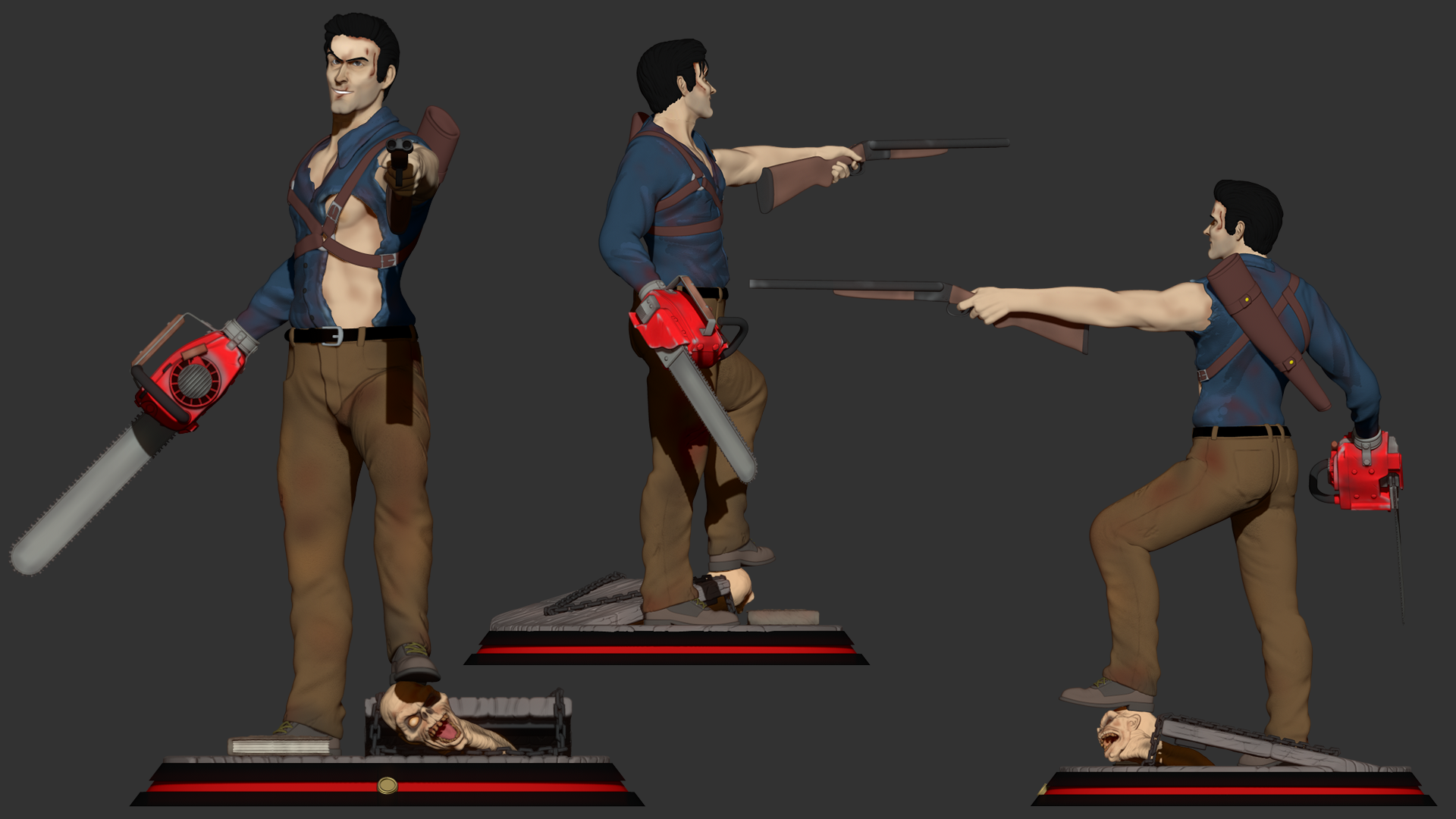 3D file Ash Williams 🗿・3D printable model to download・Cults