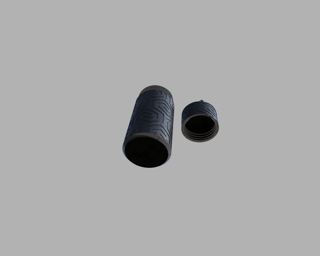 STL file labyrinth mask canister 🥫・3D print design to download・Cults