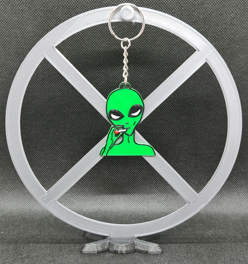 Archivo STL llavero alien fumeta・Objeto de impresión 3D para descargar ...