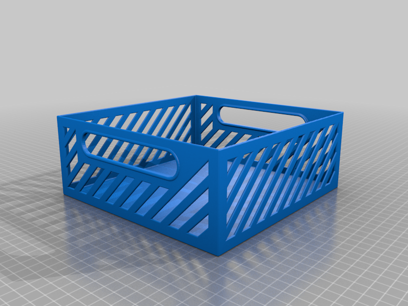Free STL file Slanted-hole Basket・3D printing design to download・Cults