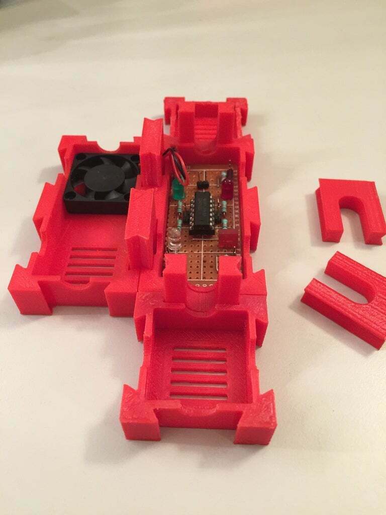 Download free STL file Modular box for electronic developments ...