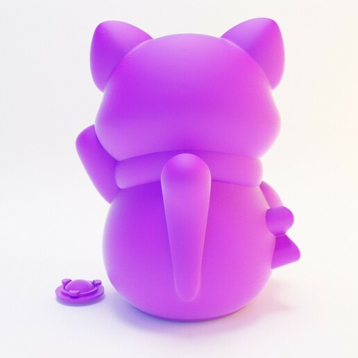 Download STL file Maneki Neko/ Cat bank • Design to 3D print ・ Cults
