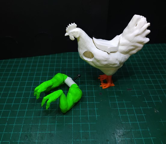 Archivo STL Pollo - Pollo - Nuevo soporte para teléfono Rex de pollo 📱 ...