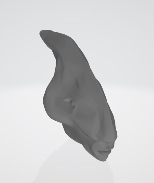 OBJ file Dinosaur Alien Head・3D print model to download・Cults