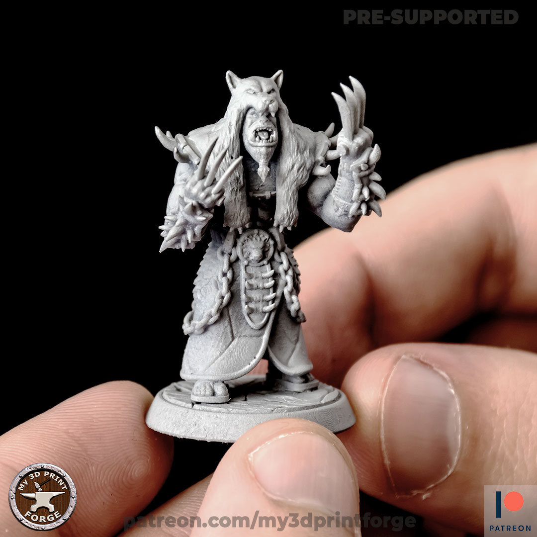 Fichier 3D Orc Shaman Wolverine 🎲・Modèle pour imprimante 3D à ...