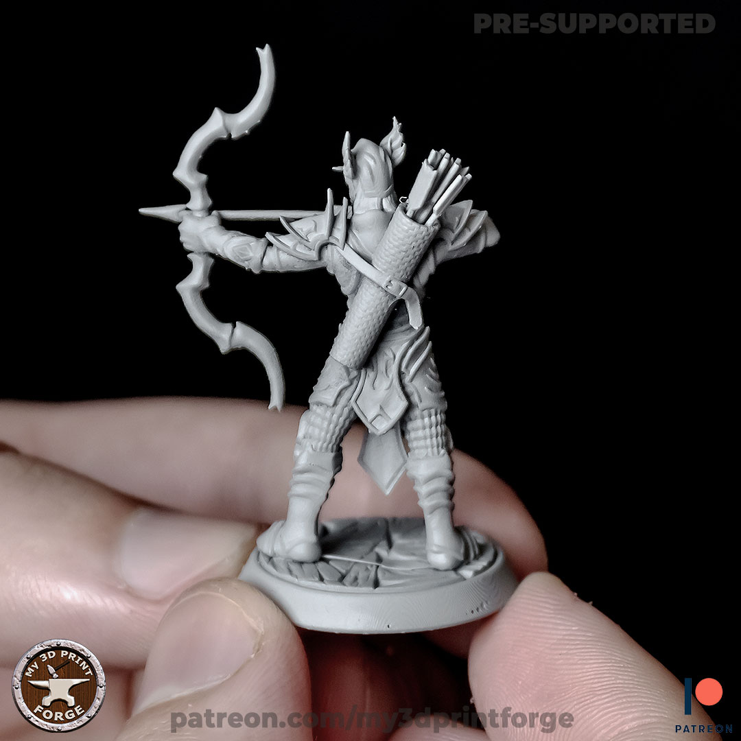 3D file Elf Archer・3D printer design to download・Cults