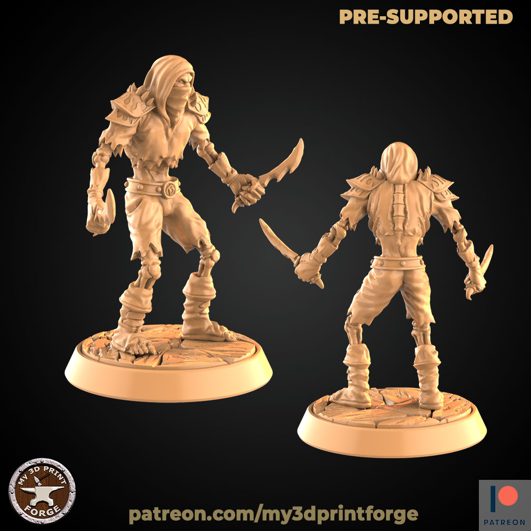 3D file Undead Rogue・3D printable design to download・Cults