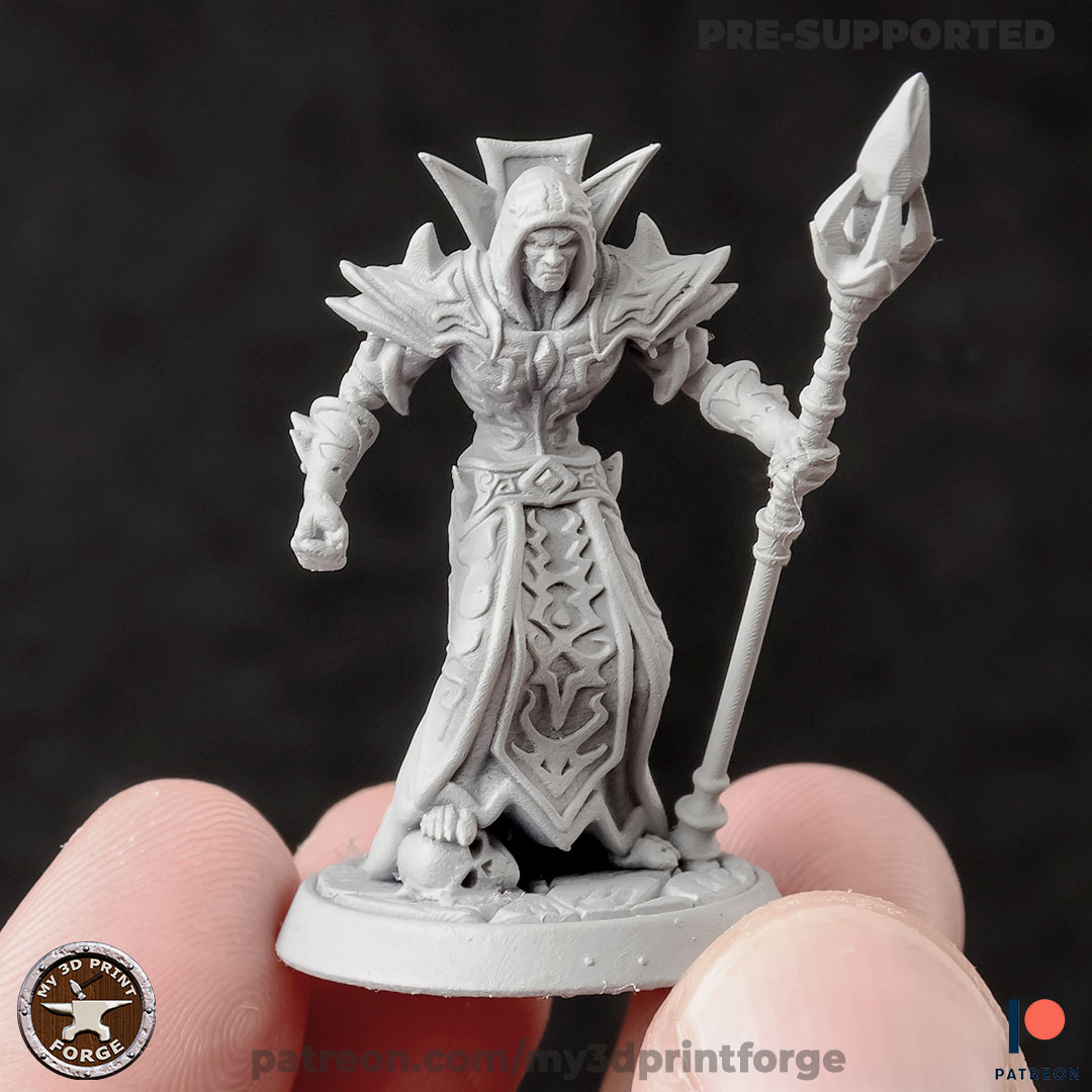 3D file Undead Mages 3 models・3D printer design to download・Cults