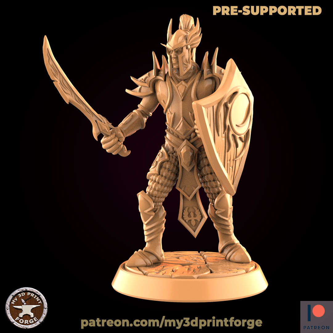 Free STL file Blood Elf Swordsman FREE 🩸・3D printable design to ...
