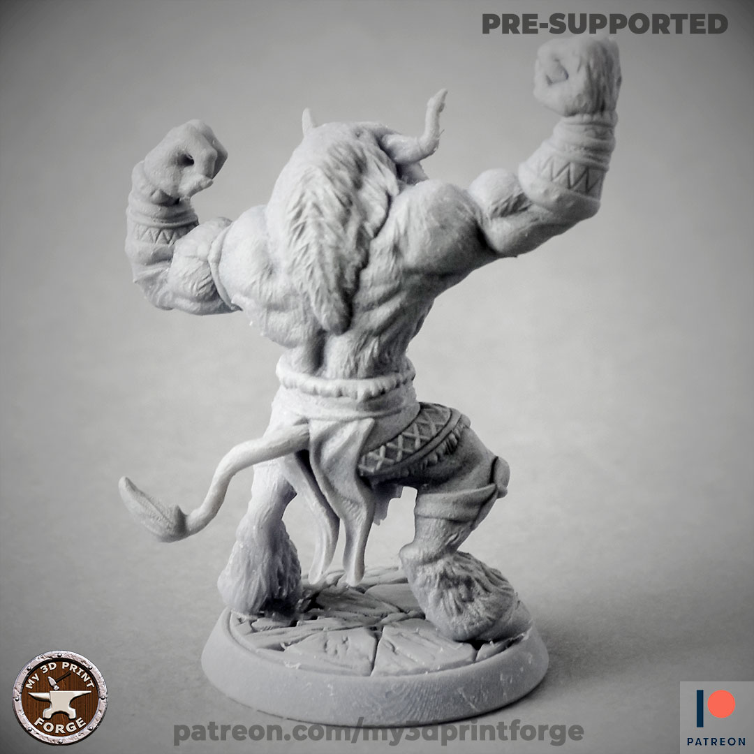 Файл 3D Angry Minotaur・Модель для загрузки и 3D печати・Cults