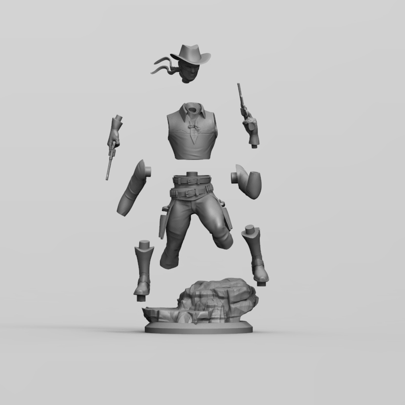 3D file lone ranger fanart・3D printing idea to download・Cults