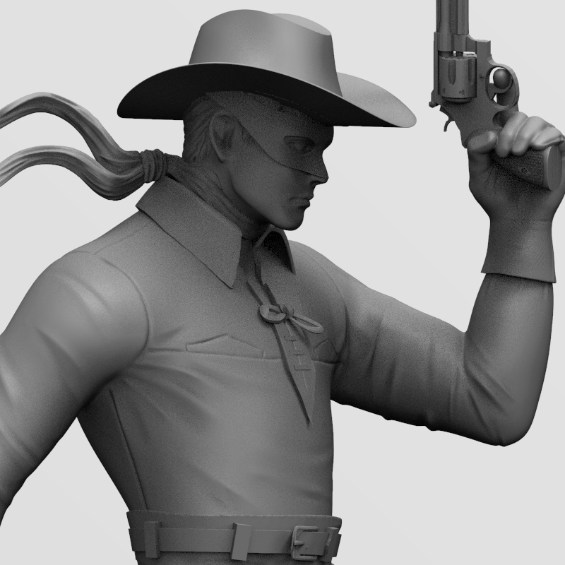 3D file lone ranger fanart・3D printing idea to download・Cults