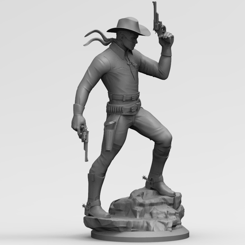 3D file lone ranger fanart・3D printing idea to download・Cults