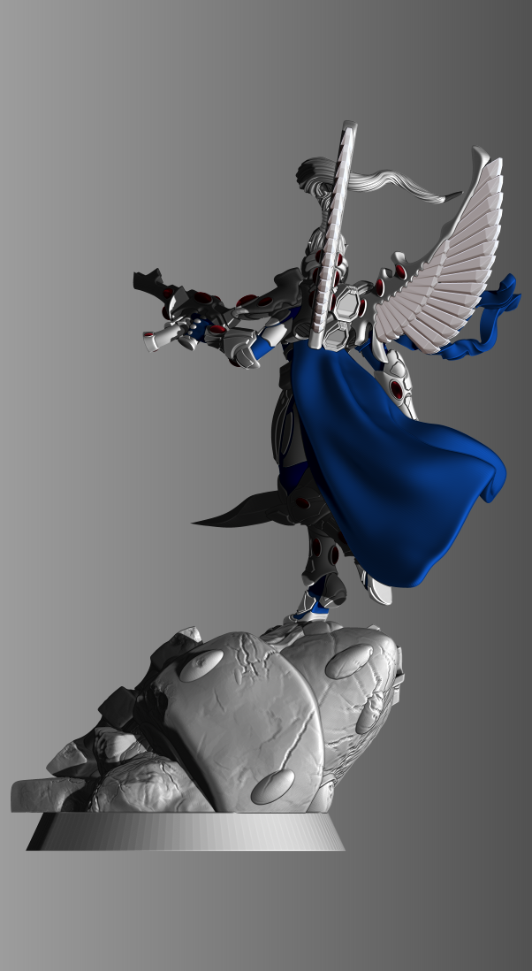 STL file Space Elf Heroine 🛰・3D printing idea to download・Cults