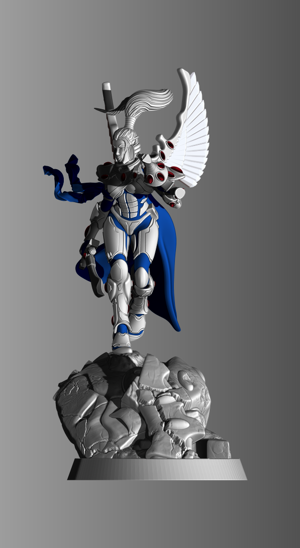 STL file Space Elf Heroine 🛰・3D printing idea to download・Cults