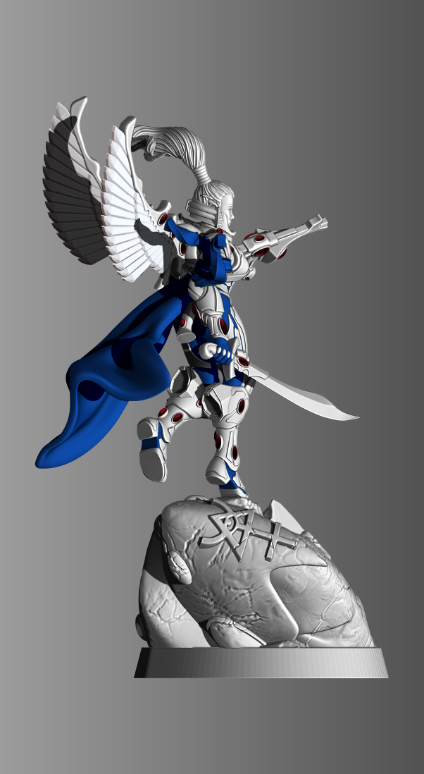 STL file Space Elf Heroine 🛰・3D printing idea to download・Cults