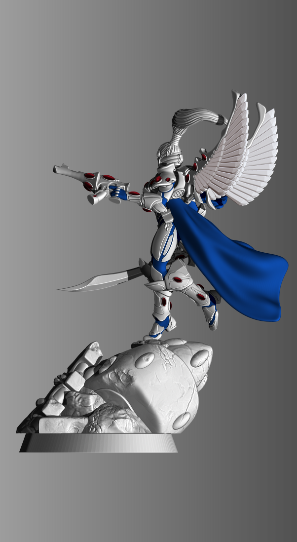 STL file Space Elf Heroine 🛰・3D printing idea to download・Cults