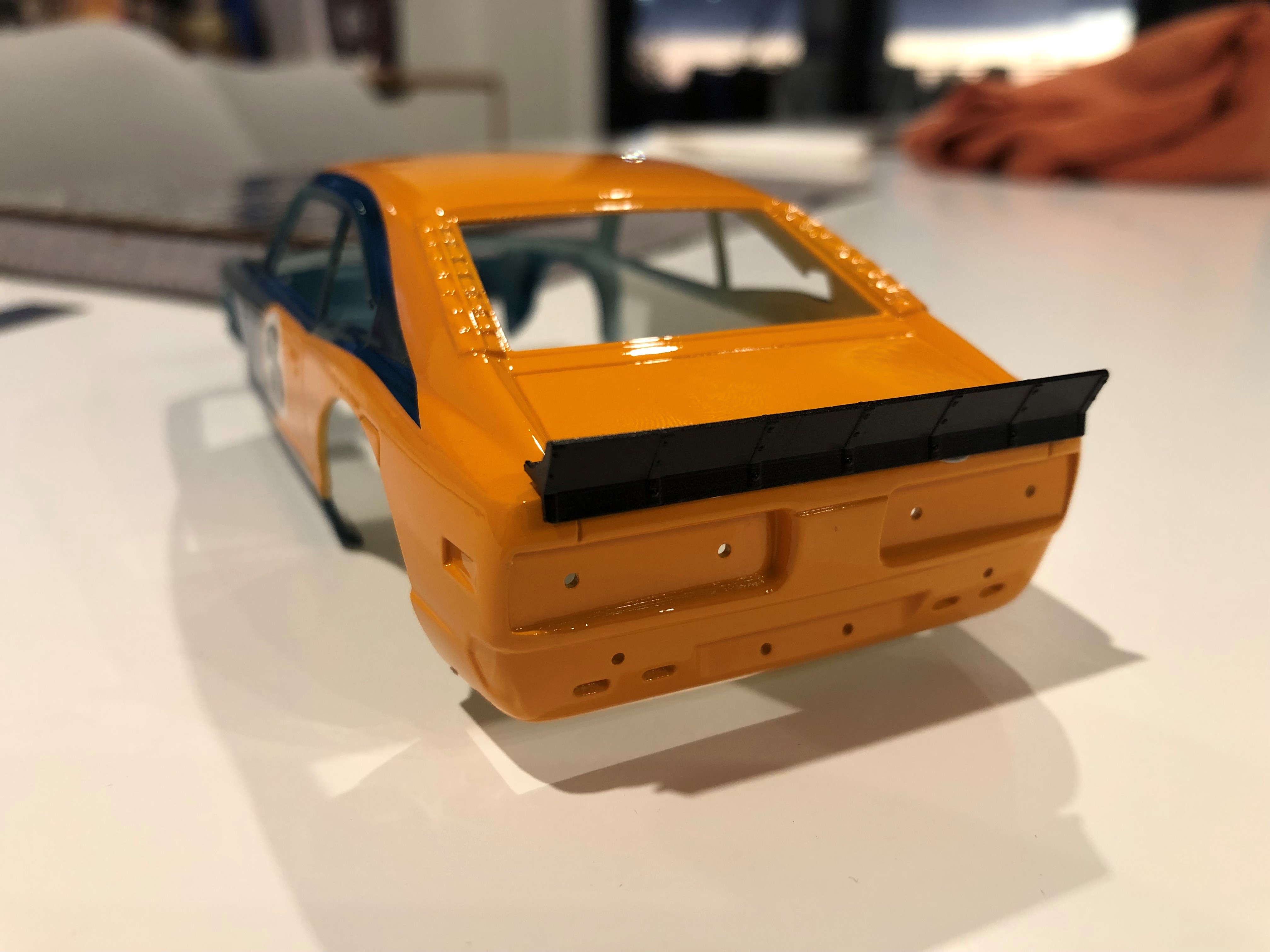 STL file NASCAR Style Spoiler 👽・3D print object to download・Cults