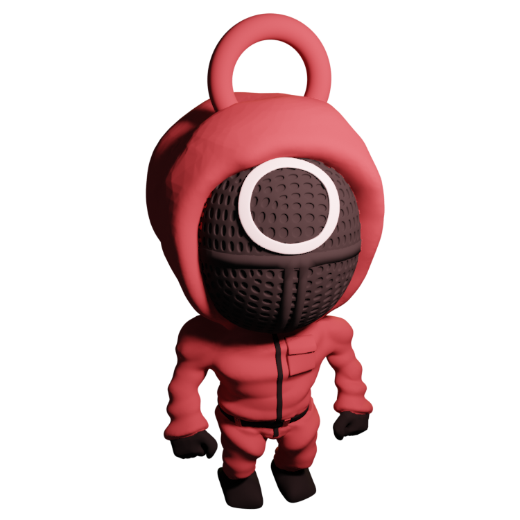 STL file squid game keychain (squid game)・3D printing model to download ...