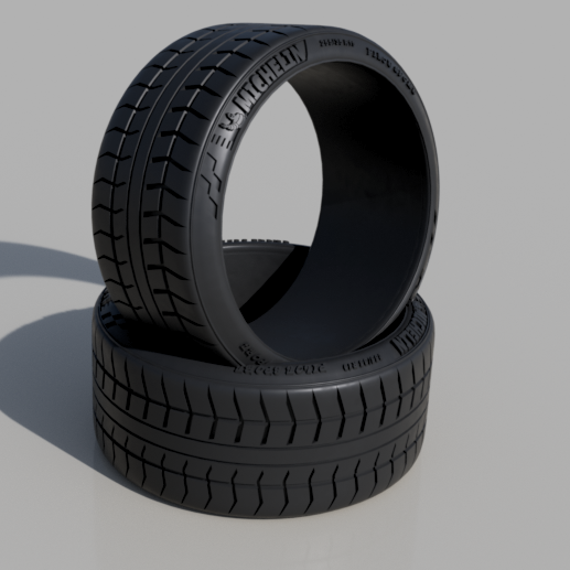 STL file Hi detailed MICHELIN tier for diecast and scale models・3D ...