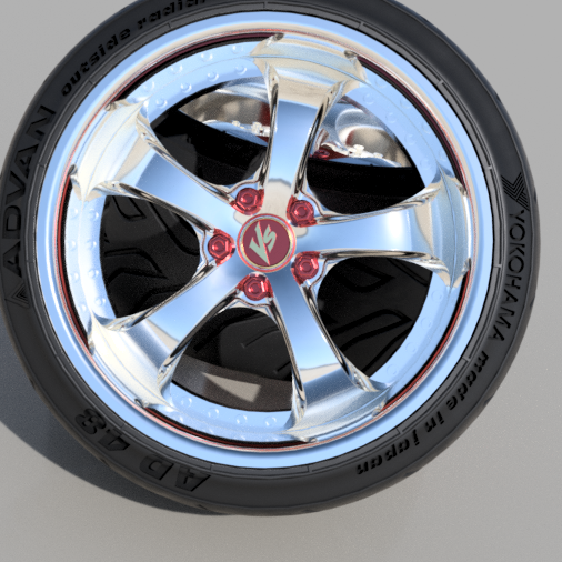 Archivo STL WORK VS KF V2 con neumáticos ADVAN para modelos a escala y ...