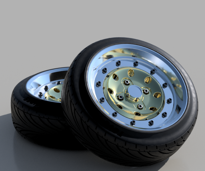 Free STL file 81Weds Furalco Racing Forge fg wheels with tires 🚗・3D ...