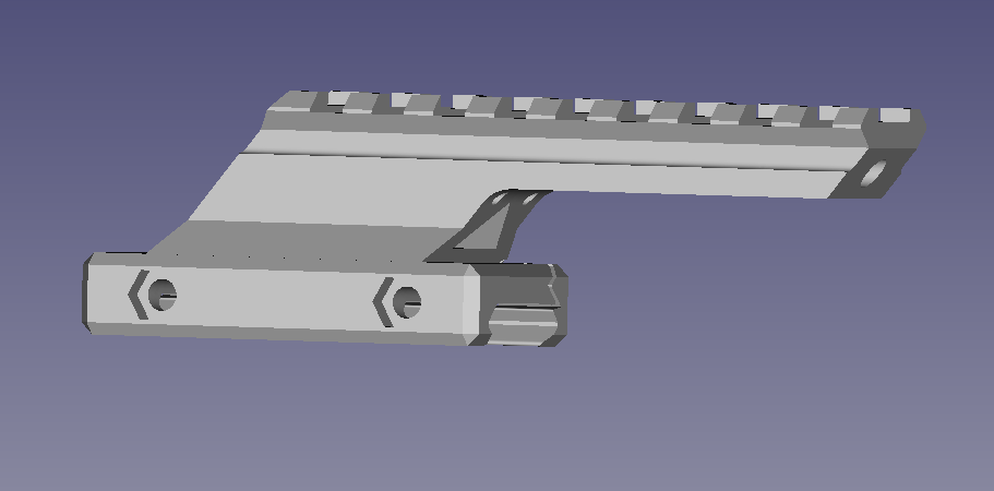 Free 3D file Airsoft Rail Riser 🔫・Design to download and 3D print・Cults