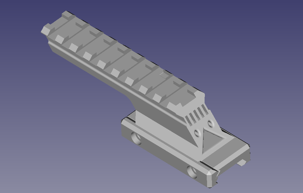 Free 3D file Airsoft Rail Riser 🔫・Design to download and 3D print・Cults