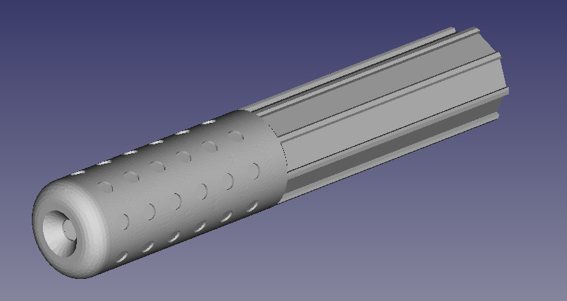 Free 3D file SRS Over Barrel Silencer・3D printer design to download・Cults
