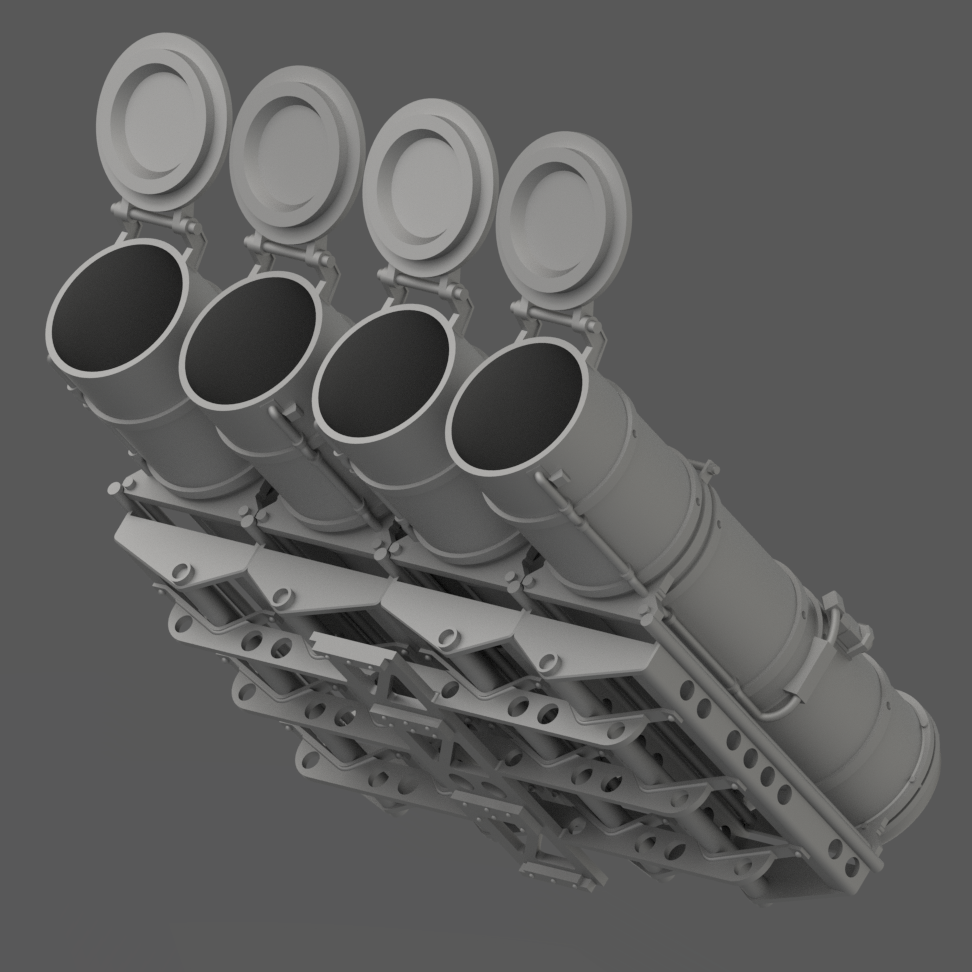 Free STL file S400K Manticore Missile System 🎲・3D printer model to download・Cults