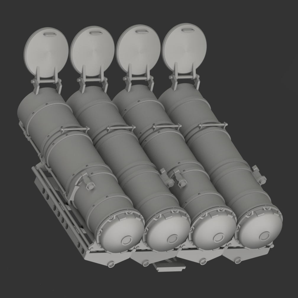 Free STL file S400K Manticore Missile System 🎲・3D printer model to download・Cults