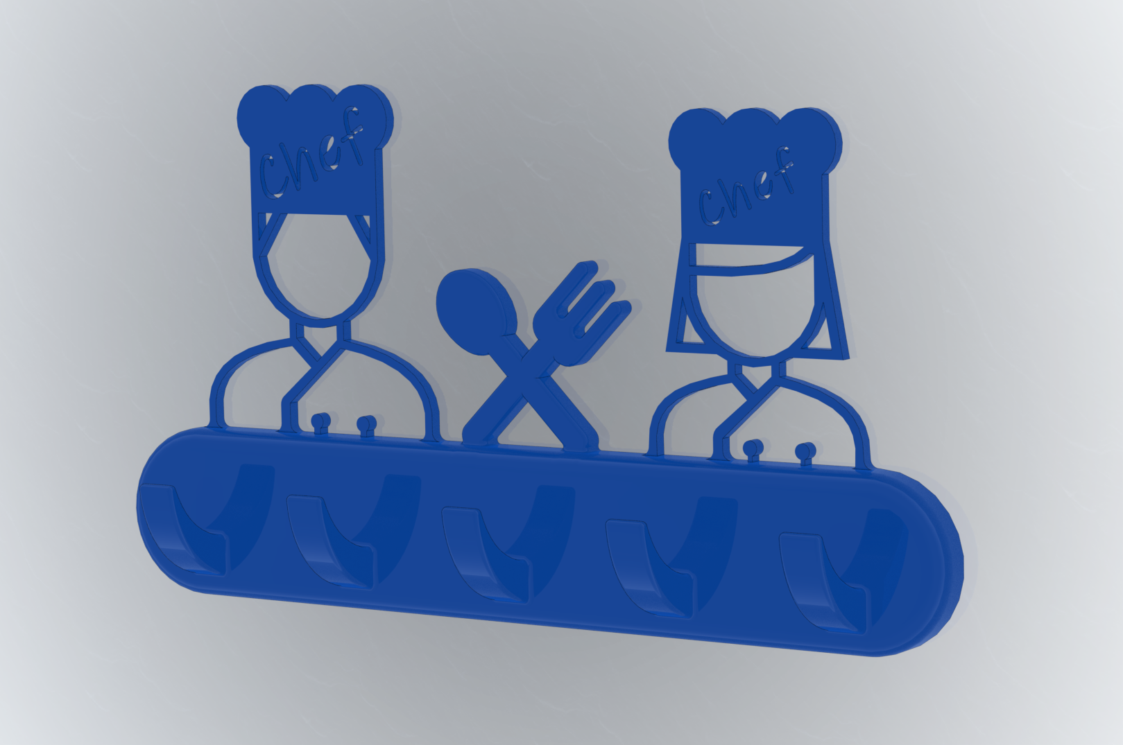 STL file Kitchen hanger・3D printer model to download・Cults