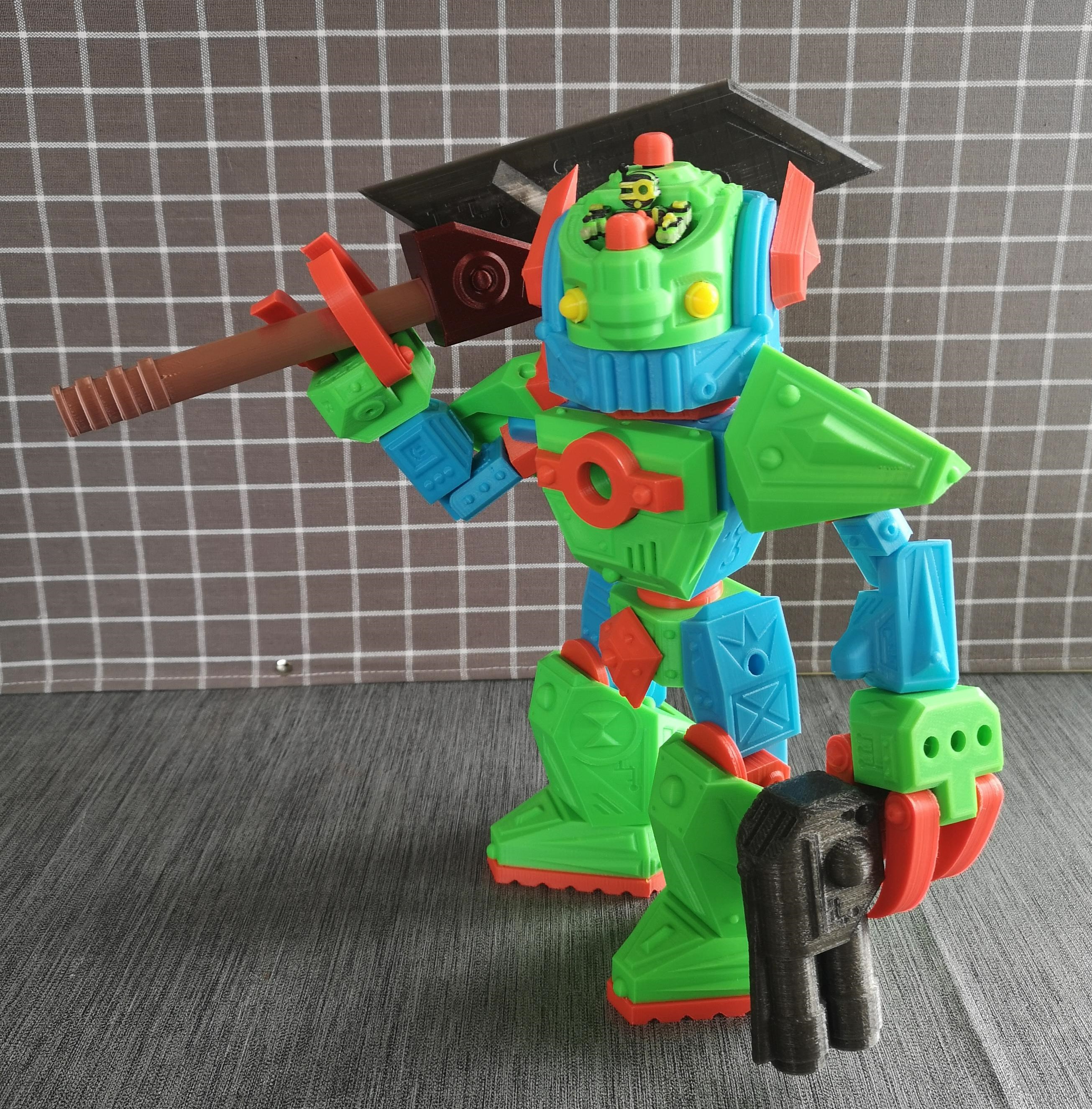 STL file MEGABOT 🤖・3D printer model to download・Cults