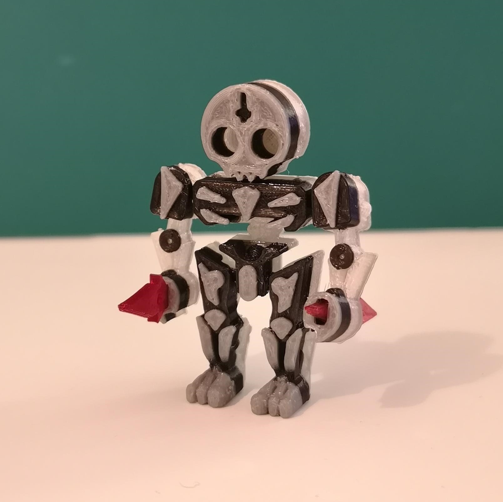 STL file NECROBOT - Print in Place / NO Supports / No assemble・3D ...