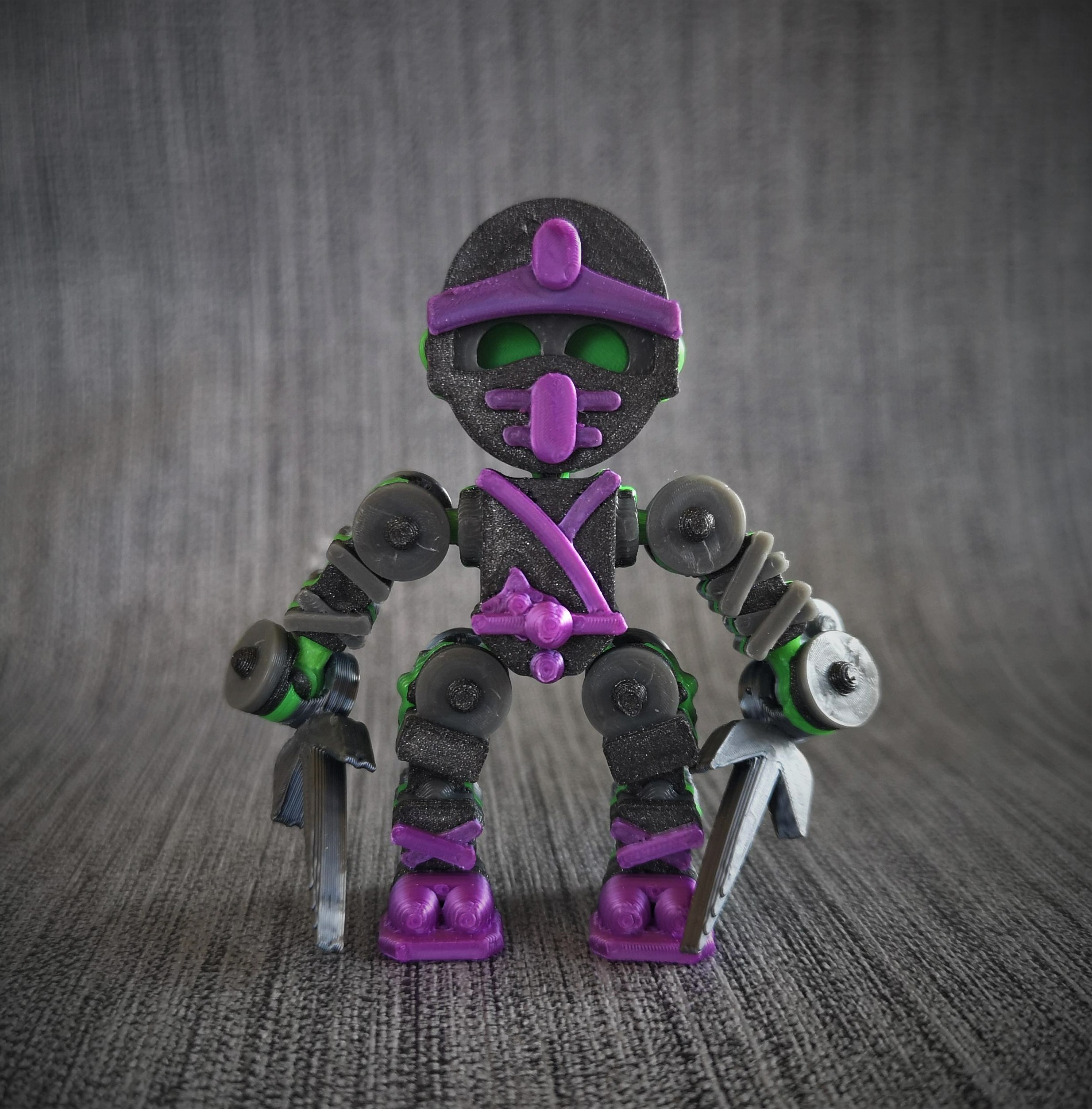 STL file NinjaBot - Print in Place / No supports / Easy 🥷・3D printing ...